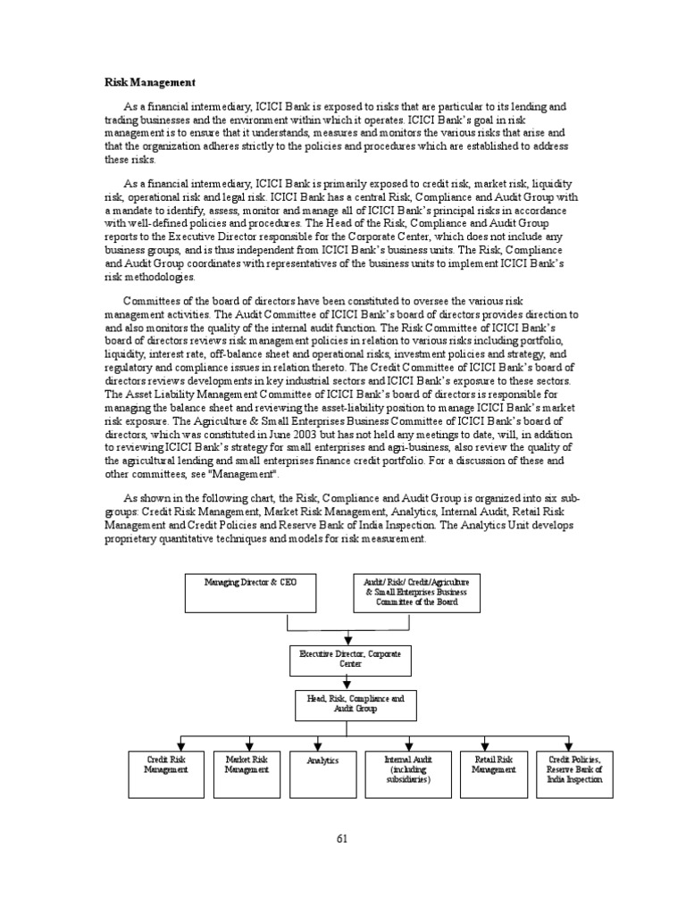 Icici Risk Management | PDF