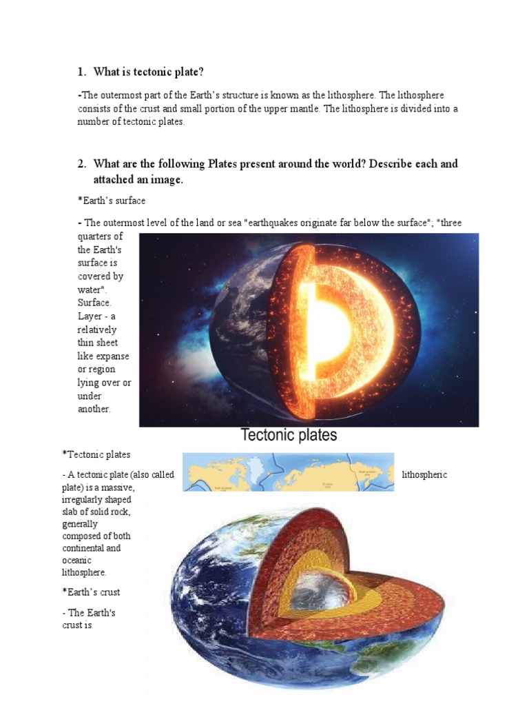 Earth Science - Plate Tectonics | PDF | Plate Tectonics | Earth