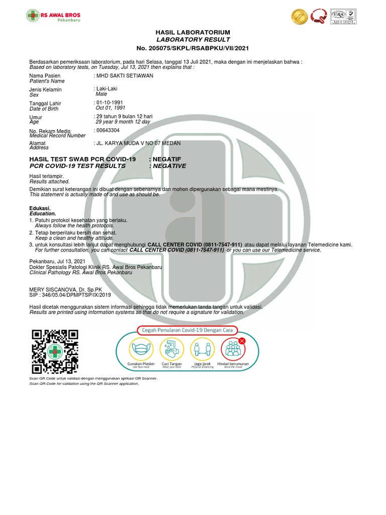 Hasil Lab MHD Sakti Setiawan | PDF