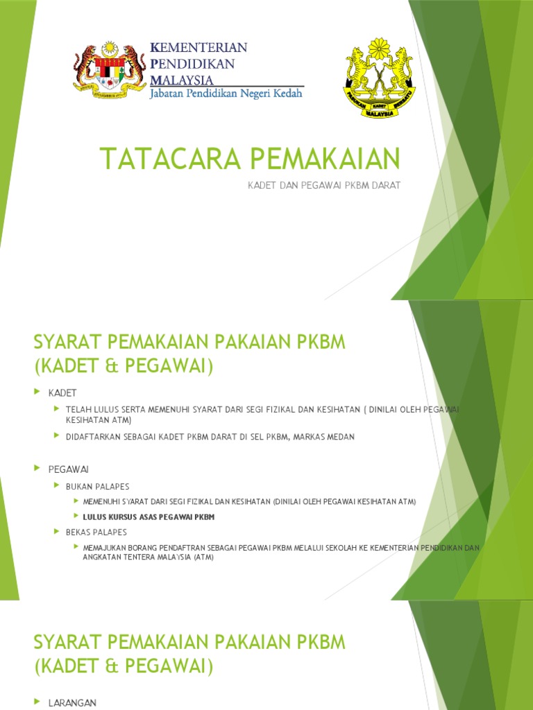 Tatacara Pemakaian | PDF