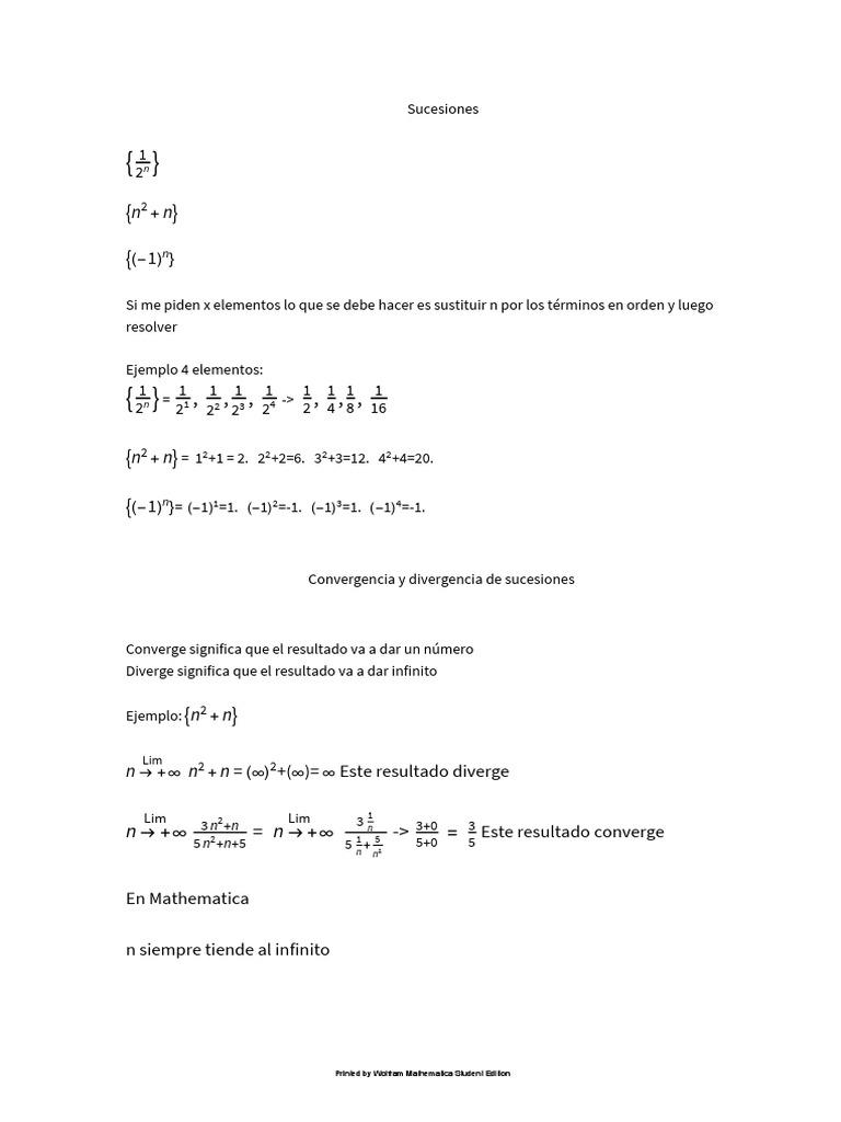 Matemática para Geografía | PDF | Matemáticas | Límite (Matemáticas)