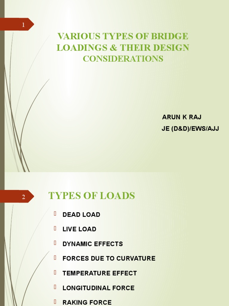 Types of Bridge Loadings. | PDF | Earthquakes | Truss
