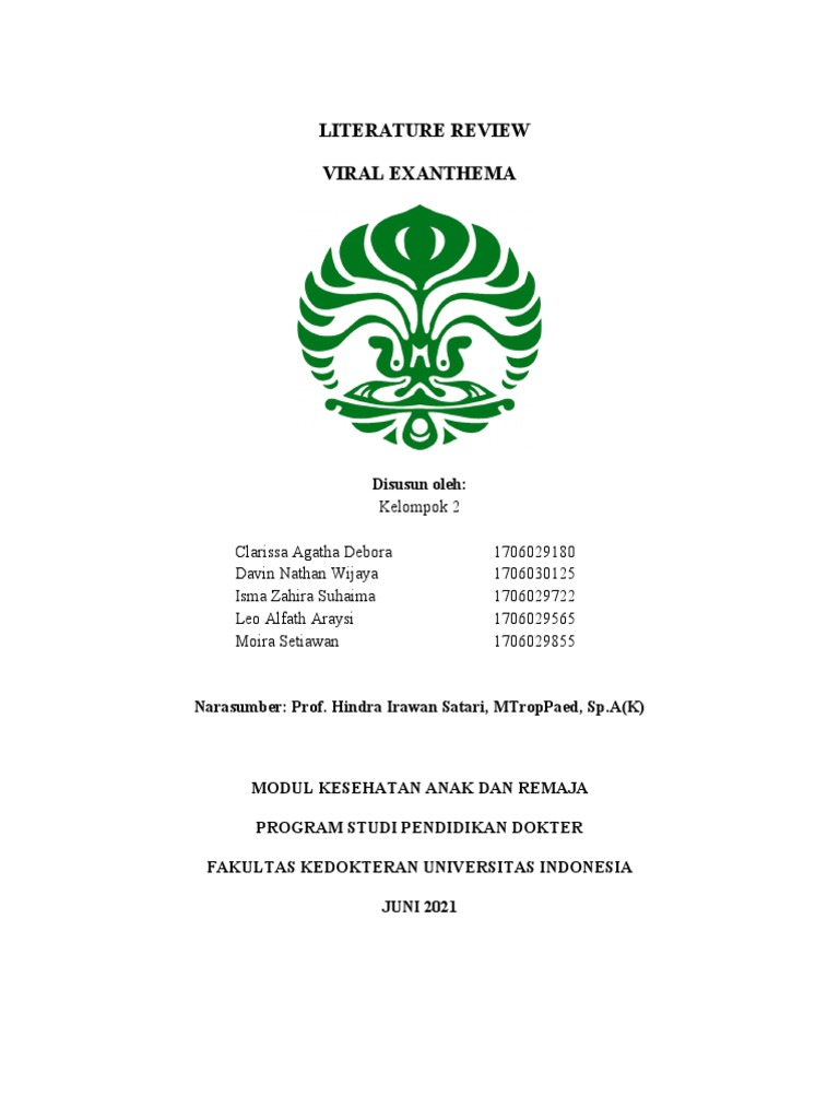 Pemahaman Viral Exanthema pada Anak | PDF