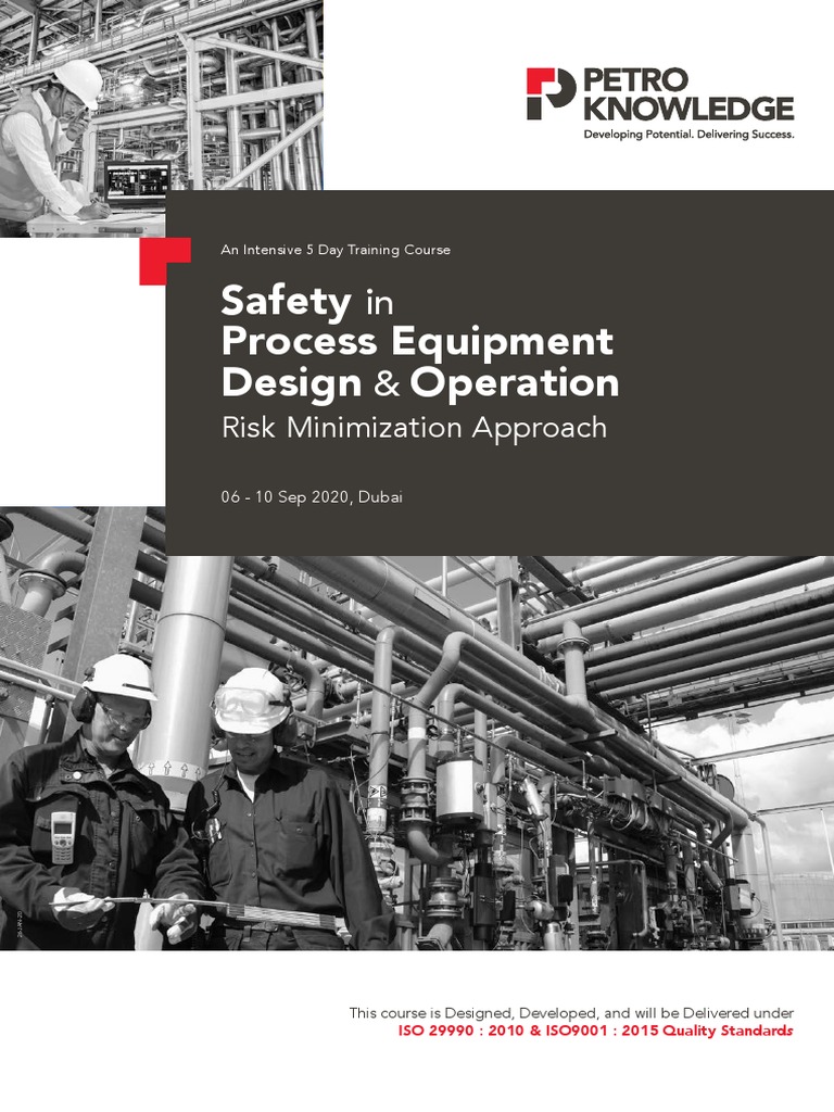 Safety in Process Equipment Design Operation | PDF | Safety