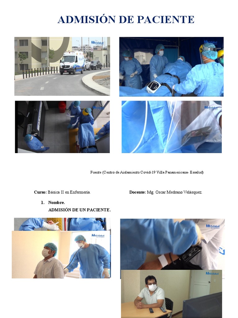 Procedimeinto Admisión Del Paciente | PDF | Hospital | Historial médico