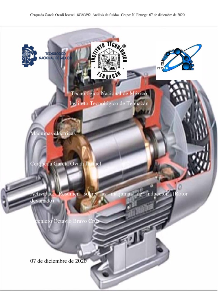 Resumen Sobre Las Máquinas de Inducción (Rotor Devanado) | PDF ...