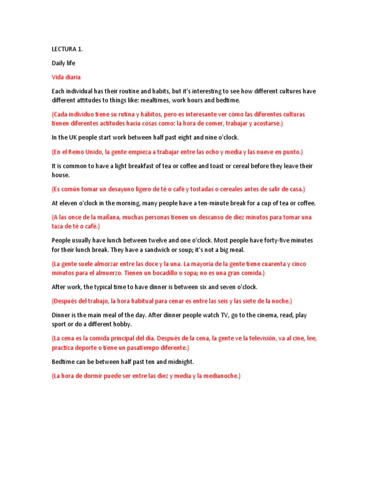 English - Unit 7 - Lesson 7 - Reading Comprenhension | PDF | San ...