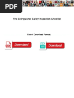 Fire Fighting Equipment Inspection Checklist | PDF | Valve ...