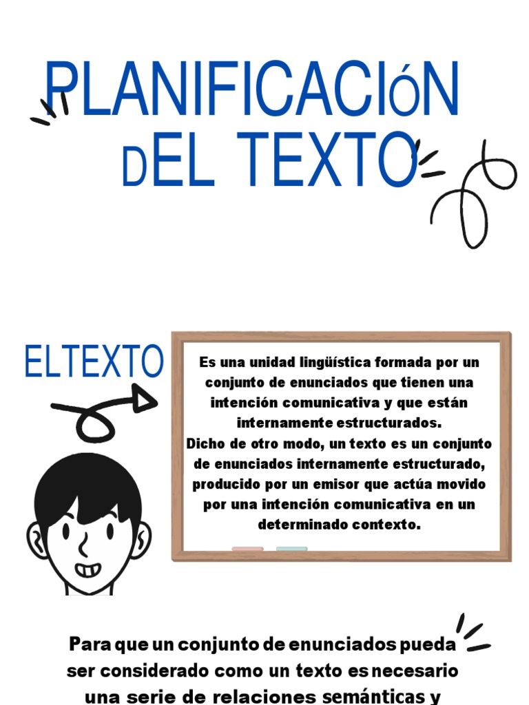 Estructura o Planificación Del Texto | PDF | Información | Comunicación