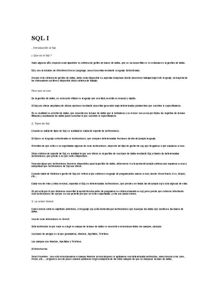 SQL Server 7 | PDF | Servidor SQL de Microsoft | SQL