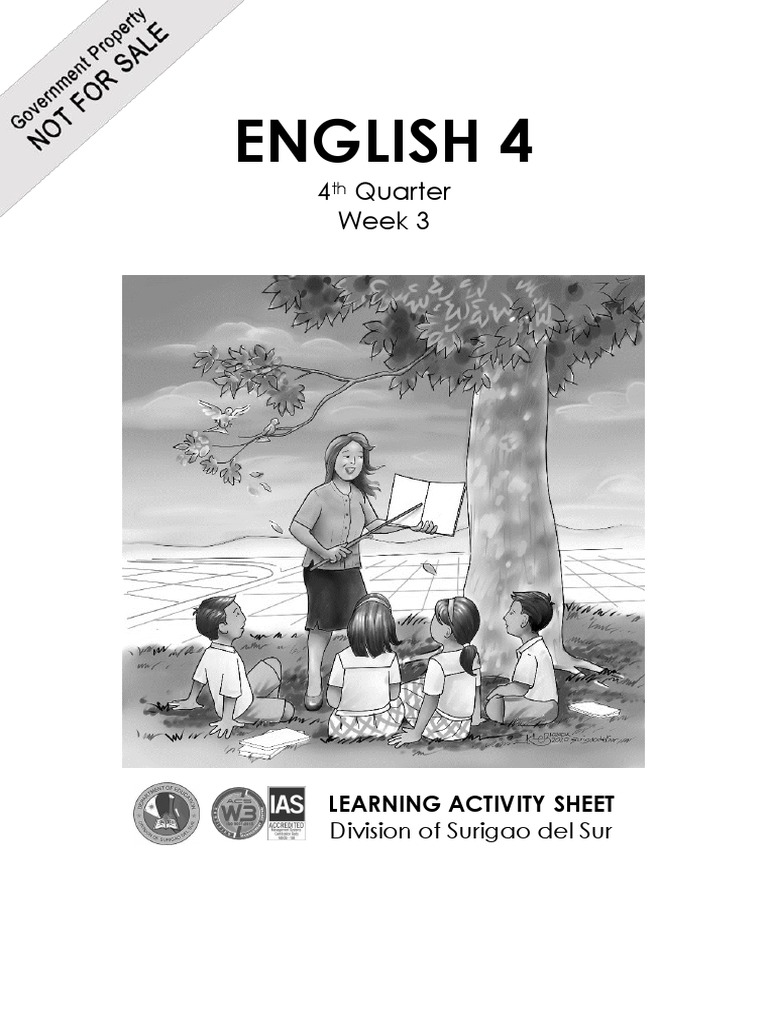 English 4: 4 Quarter Week 3 | PDF | Opinion | Heart