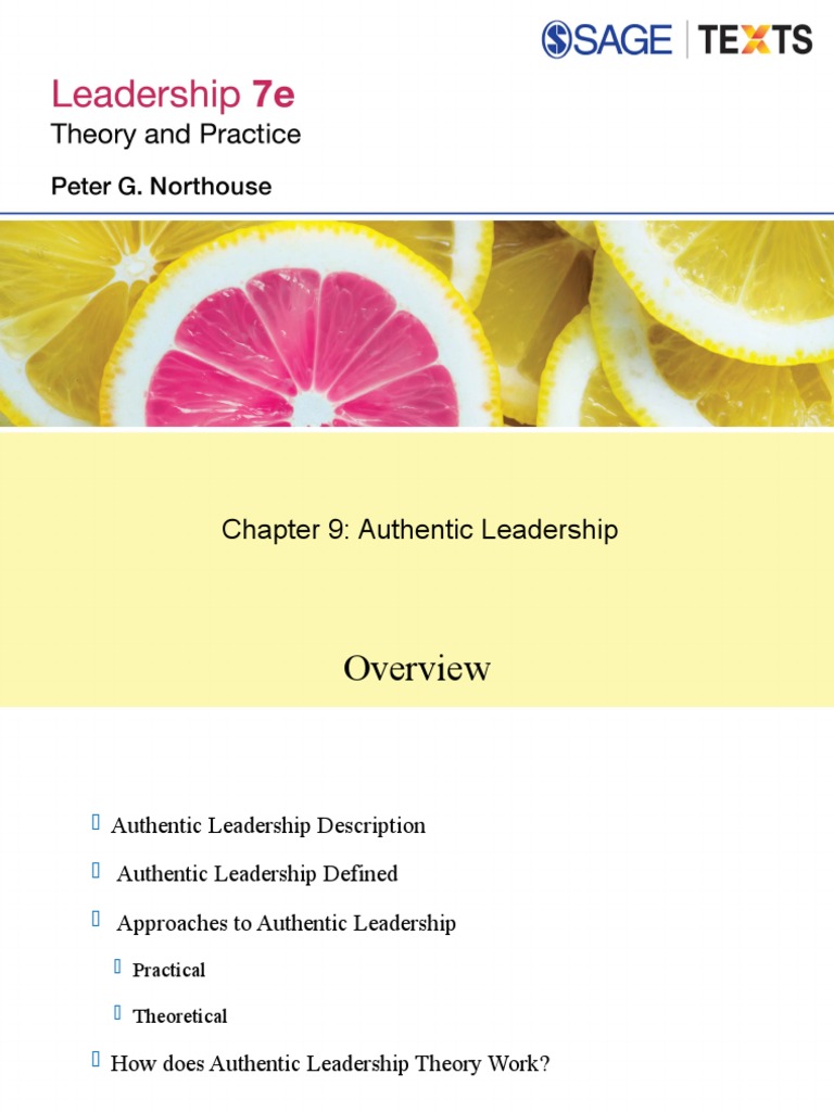 Chapter 9: Authentic Leadership | PDF | Leadership | Leadership
