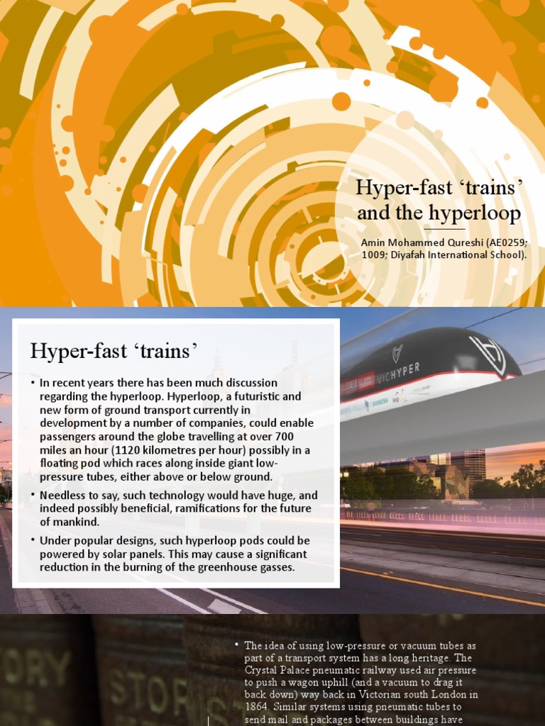 Hyper-Fast Trains' and The Hyperloop - AE0259 - 1009 | PDF | Hyperloop ...