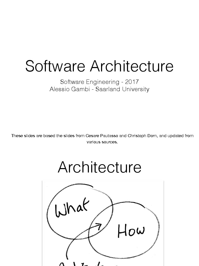08-Software Architecture-Full | PDF | Component Based Software Engineering | Representational ...