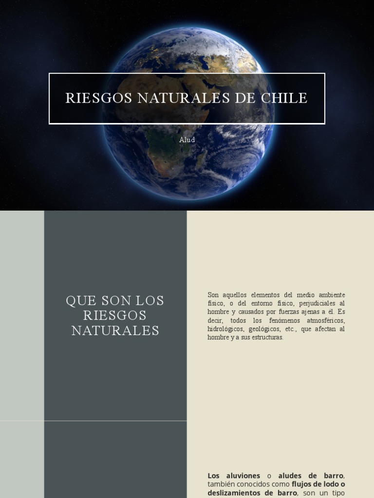 Riesgos Naturales de Chile - El Alud | PDF | Entorno natural ...