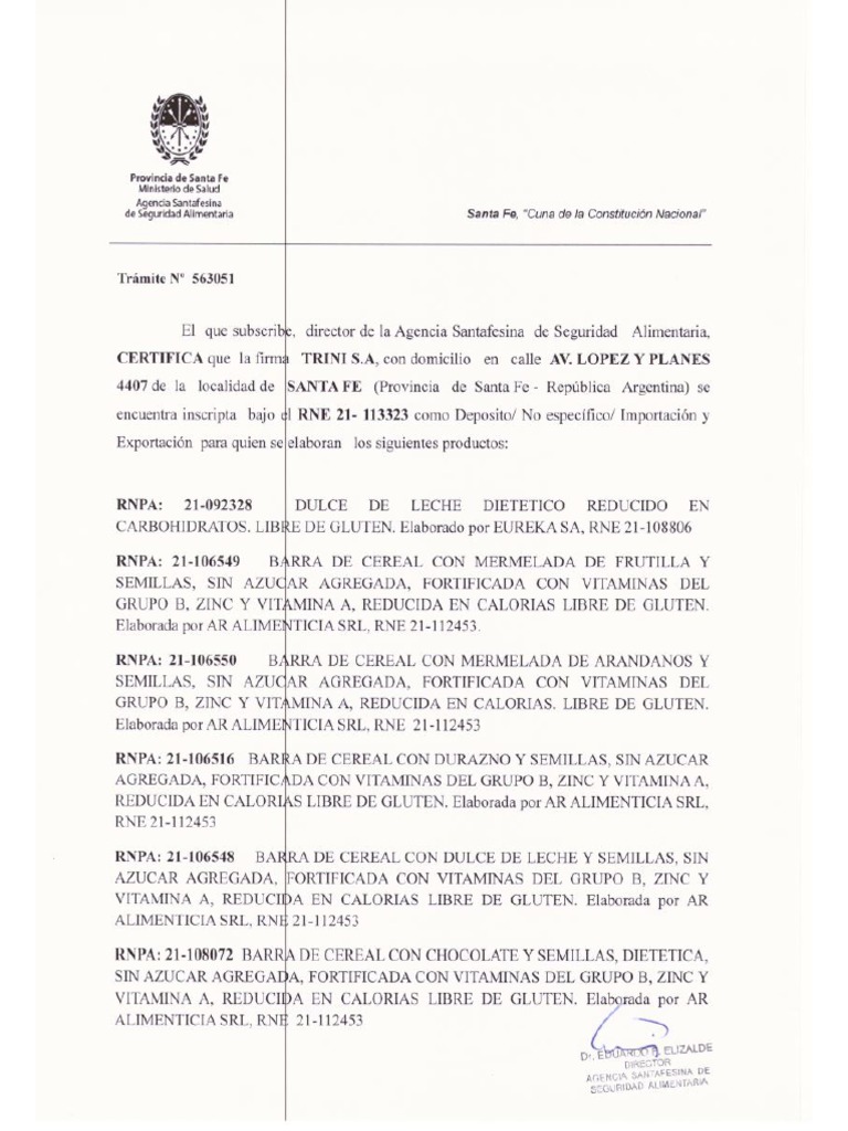 Certificado de Libre Venta Bolivia para Registro | PDF