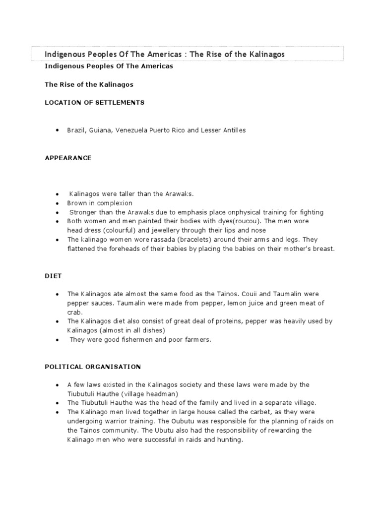 Indigenous Peoples of The Americas | PDF