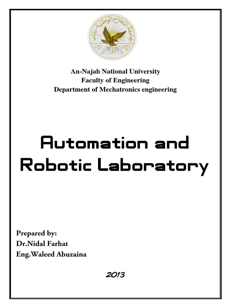 Robotic and Automation Lab Manual | PDF | Switch | Electric Motor