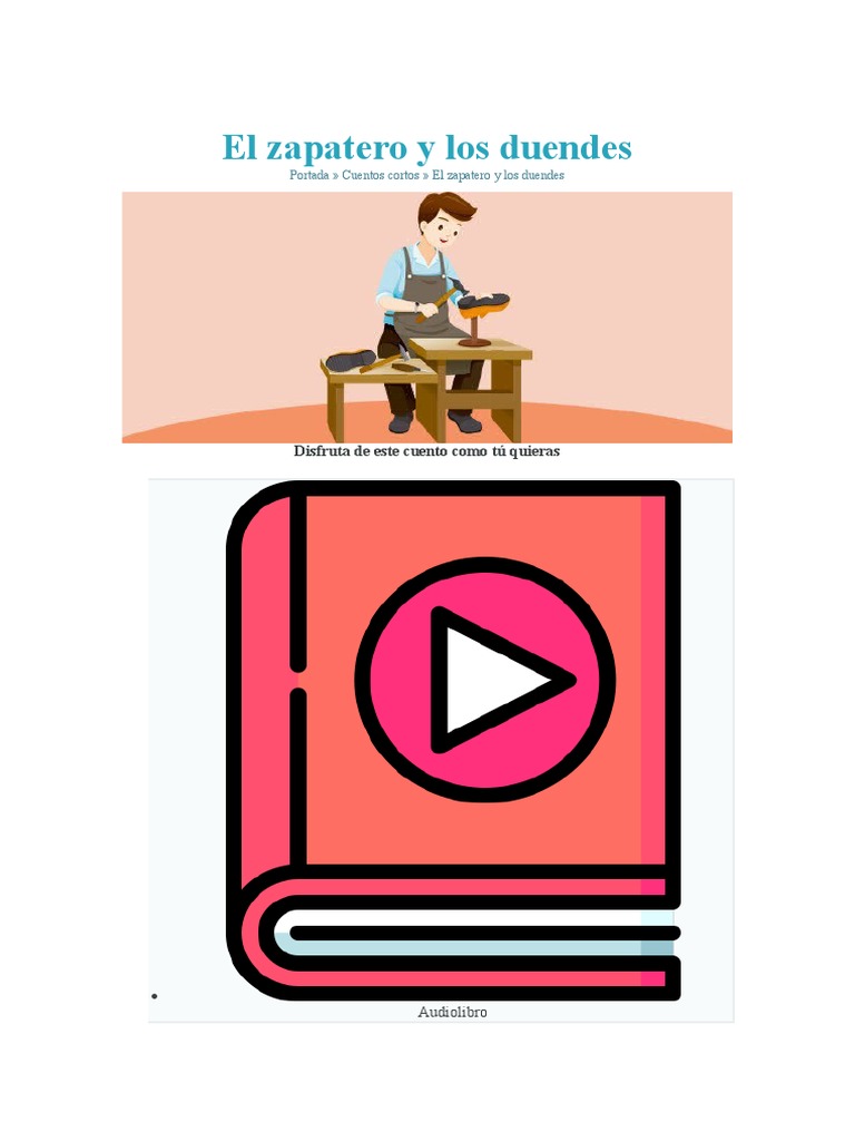 El Zapatero y Los Duendes | PDF