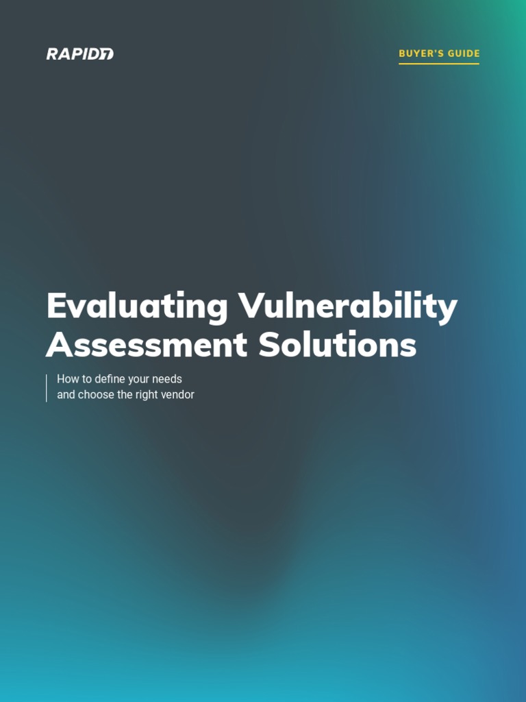Rapid7 Vulnerability Assessment Buyers Guide | PDF | Vulnerability (Computing) | Cloud Computing