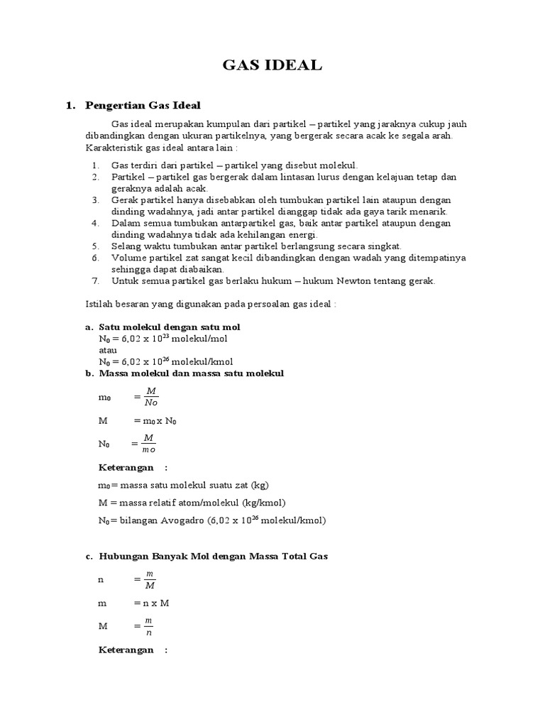 1 Gas Ideal | PDF
