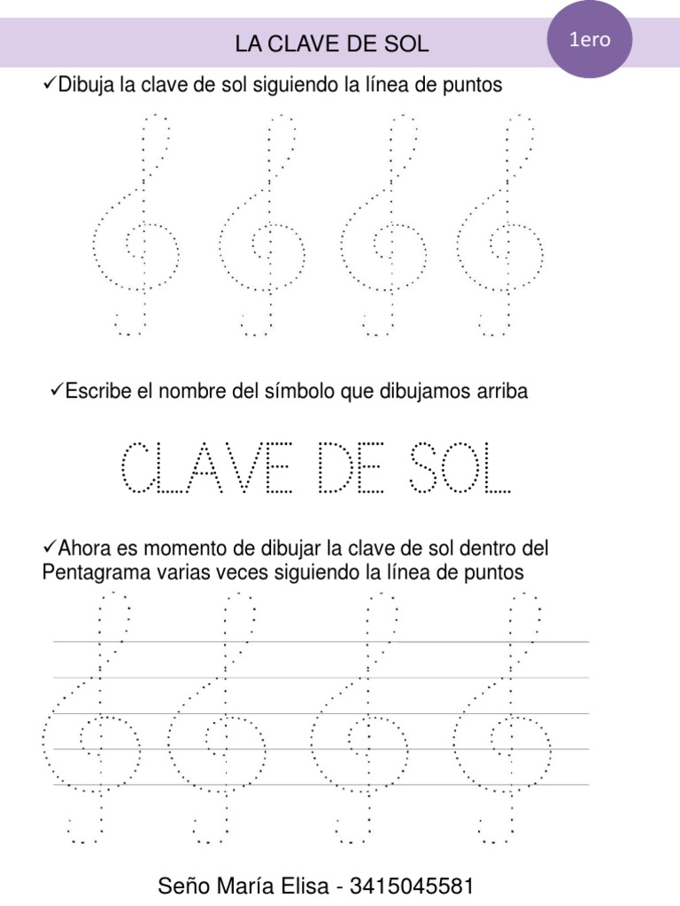 La Clave de Sol 1er | PDF