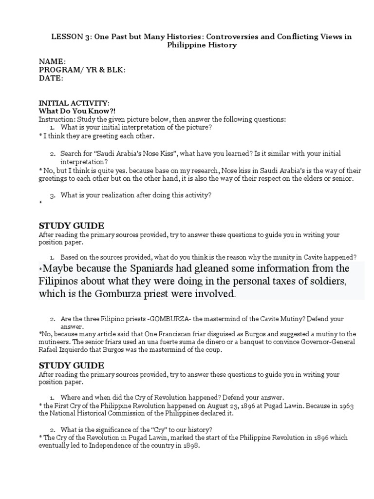 Riph Lesson 3 | PDF | Philippines