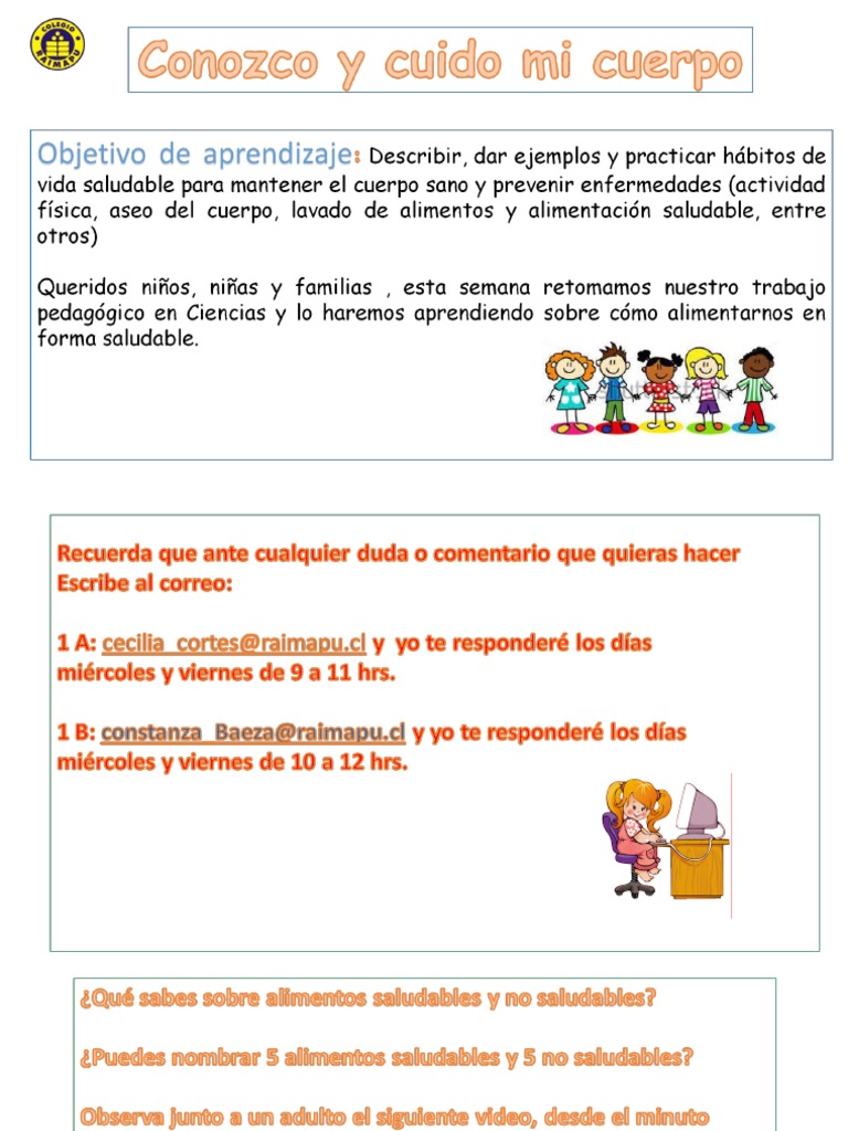 Conozco y Cuido Mi Cuerpo | PDF