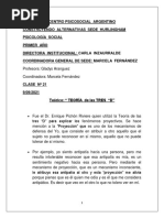 Esquema de Cono Invertido - Enrique Pichon Riviere | PDF | Dialéctico ...