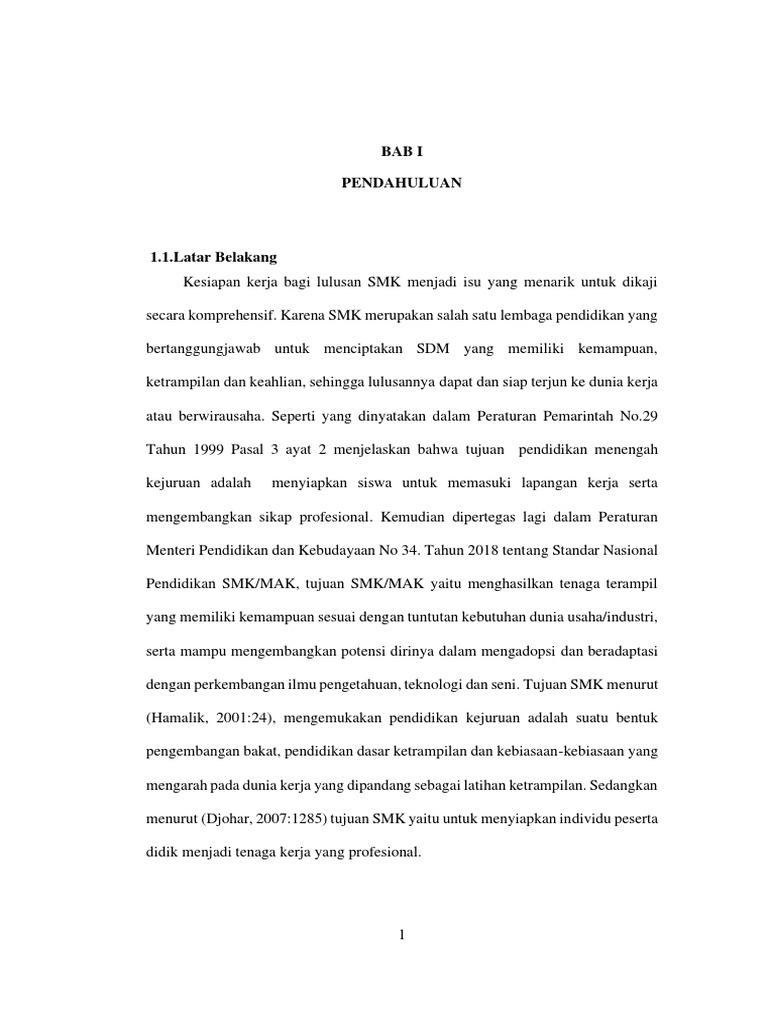 Kesiapan Kerja Lulusan SMK di Indonesia | PDF