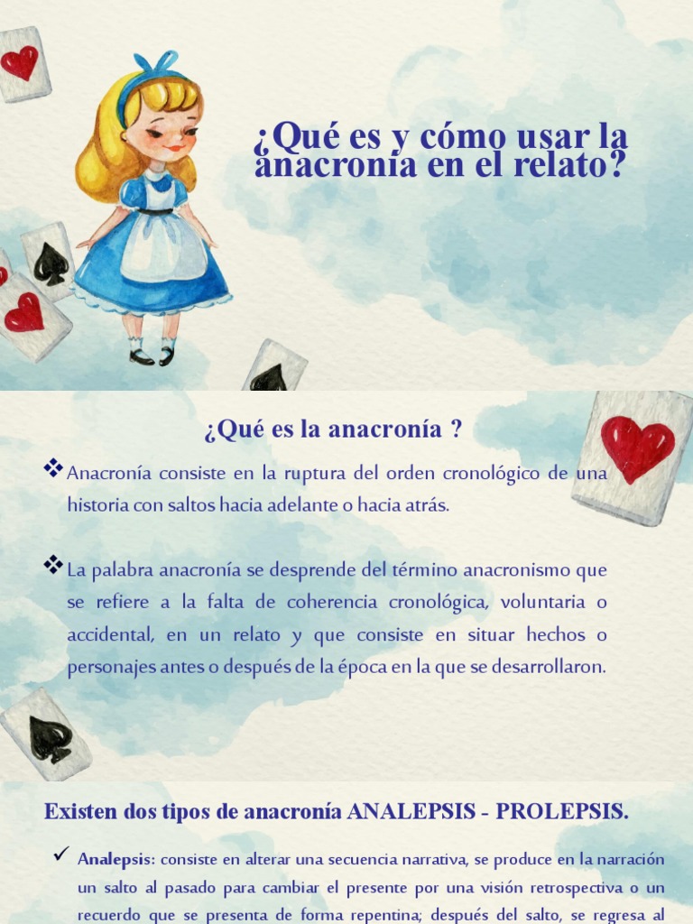 Anacronia en El Relato | PDF