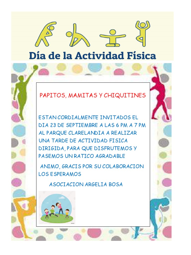 Invitacion Actividad Fisica | PDF