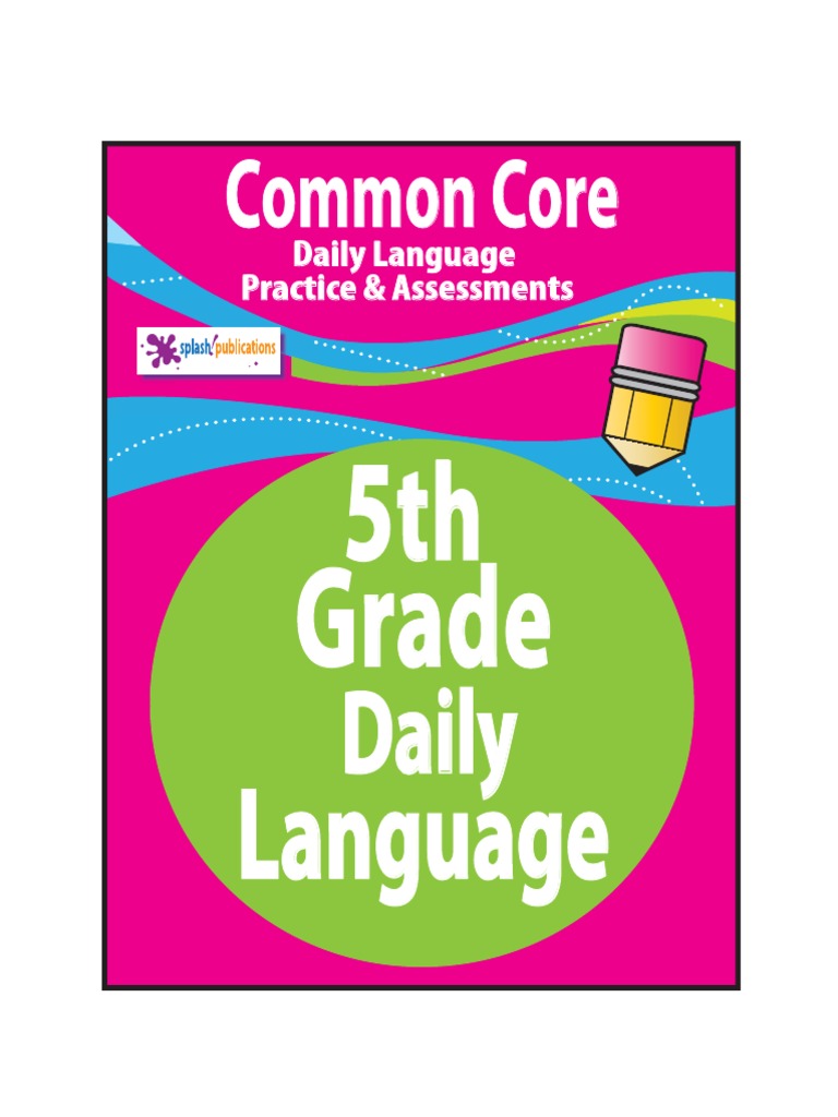 5th Grade Daily Language Practice-Common Core! (PDFDrive) | PDF ...