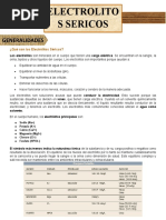 Los Principales Electrolitos en El Cuerpo Humano | PDF | Potasio | Química