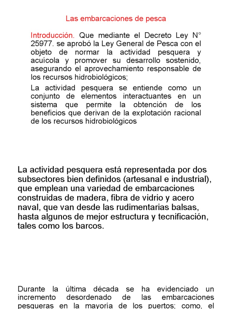 Tema Embarcaciones Pesqueras | PDF | Barcos | Buques