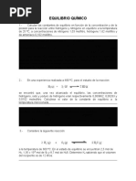 Ejercicios Resueltos de Equilibrio Quimico | PDF | Equilibrio químico | Ph