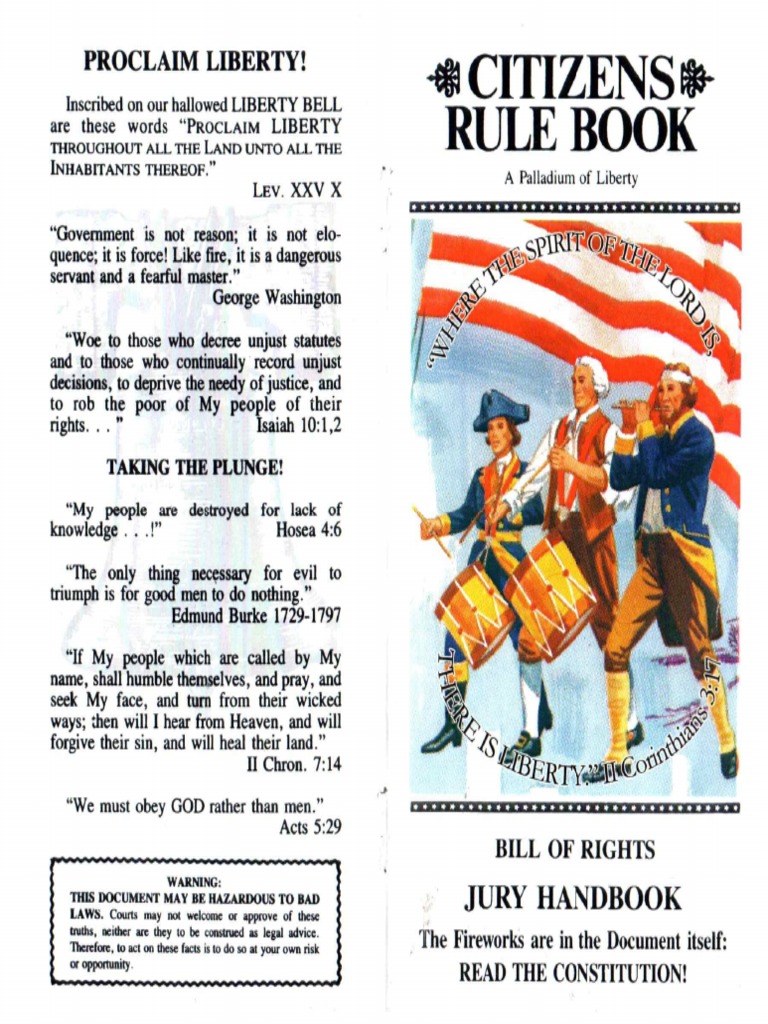 Citizen Rule Book Bill of Rights | PDF