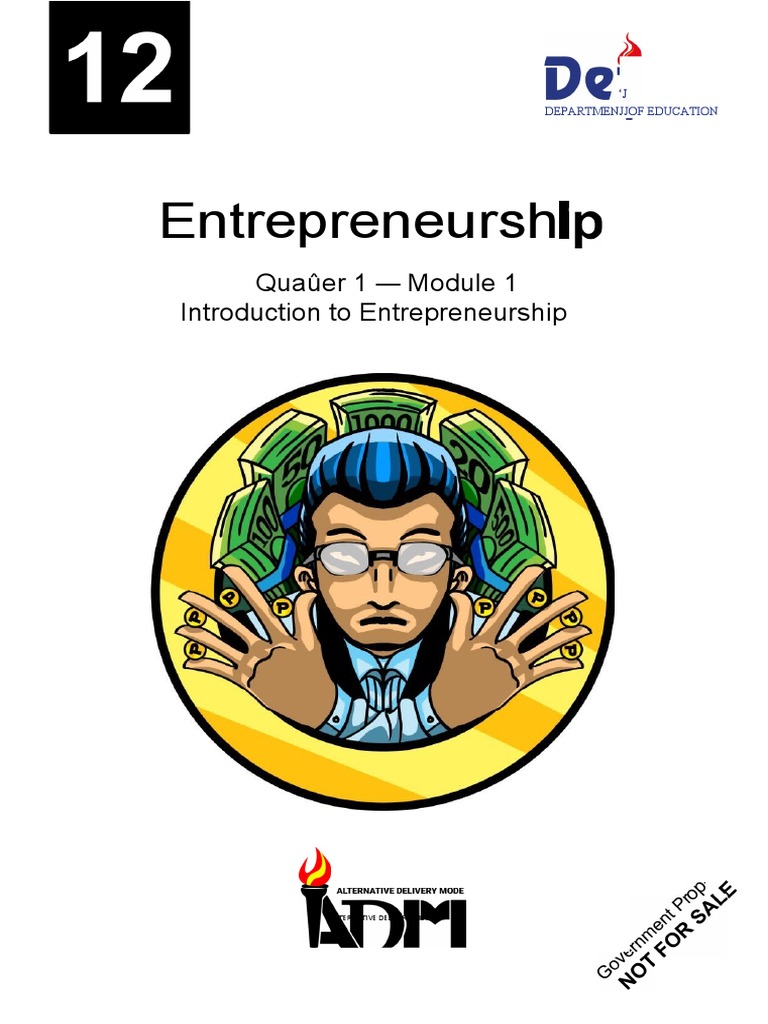 Entrepreneursh: Quaûer 1 - Module 1 Introduction To Entrepreneurship ...