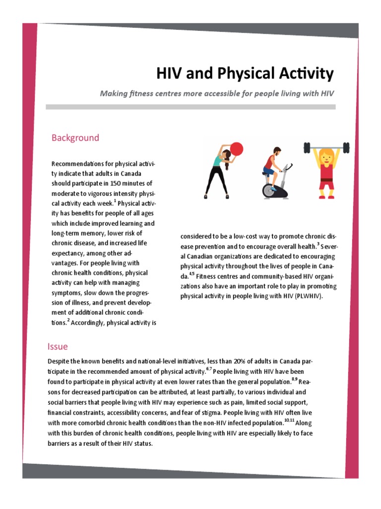 Enhancing Fitness Access for PLWHIV | PDF | Chronic Condition ...