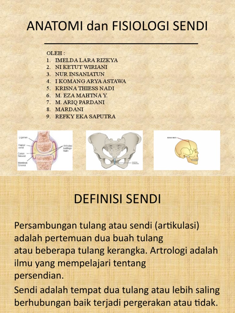 ANATOMI Dan FISIOLOGI SENDI | PDF