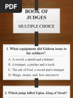 Book of Judges Bible Quiz Questions and Answers | PDF | Samson | Book ...
