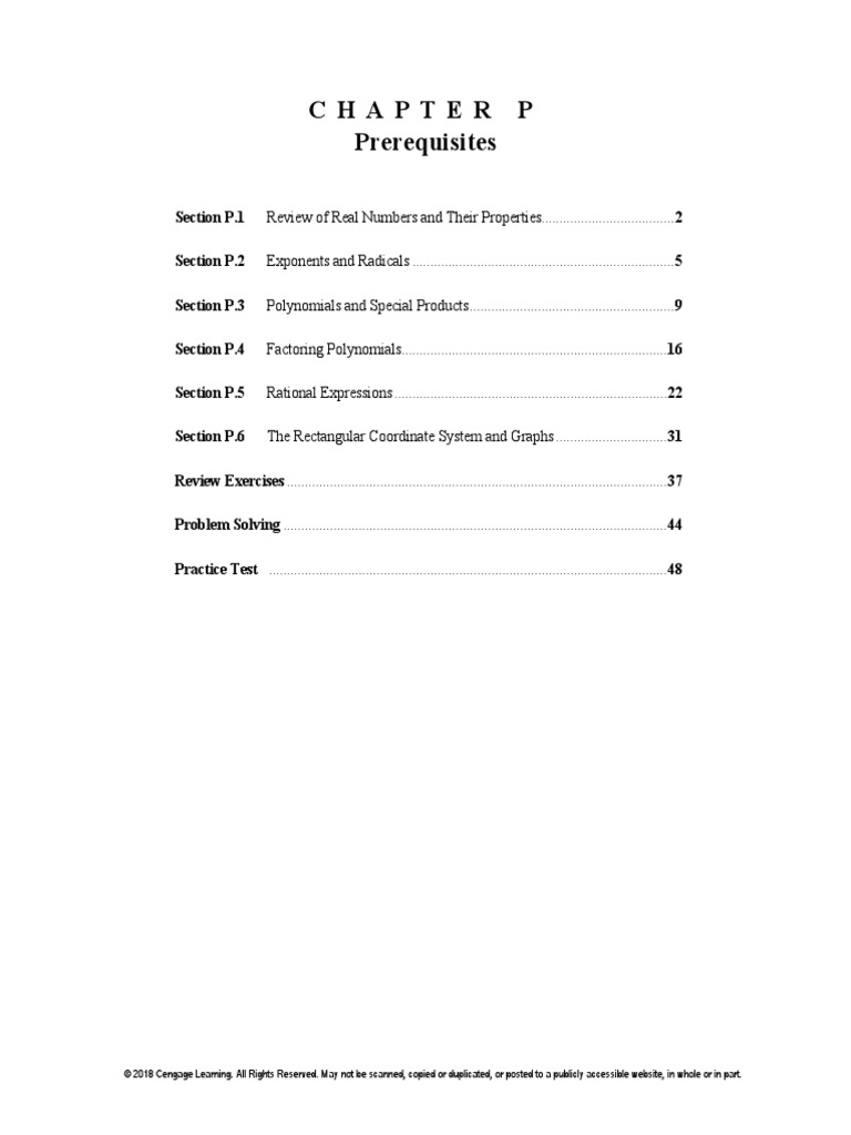 Chapter P Exercises | PDF | Interval (Mathematics) | Real Number