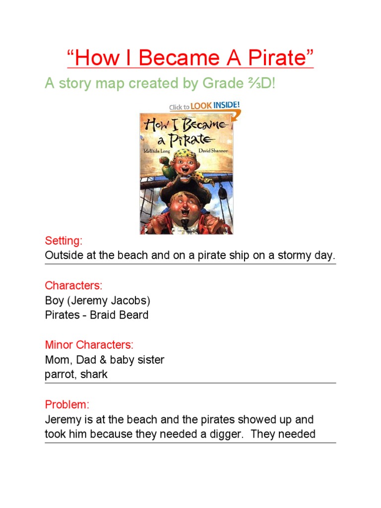 Pirate Story Map | PDF