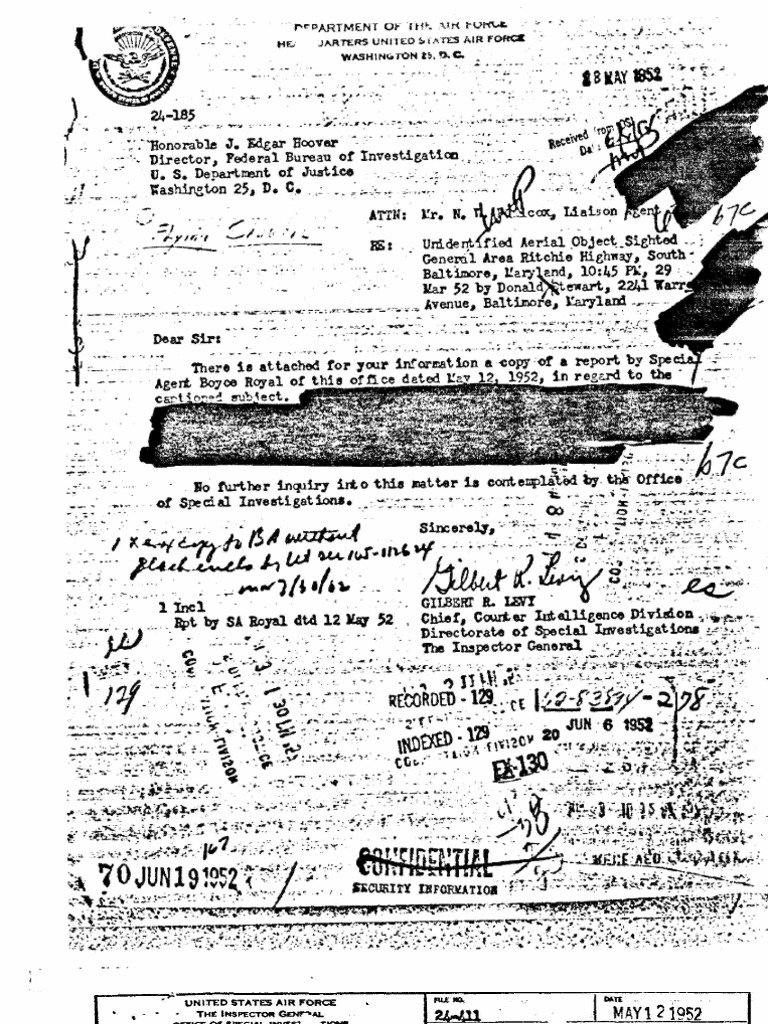UFO Declassifed FBI Files Part 10 | PDF | Astronomical Controversies ...