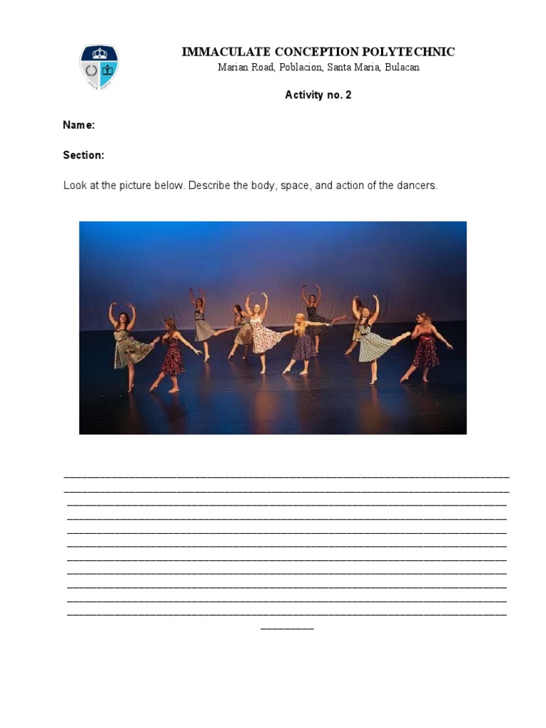 Dance Classification Activity 2 Guide | PDF