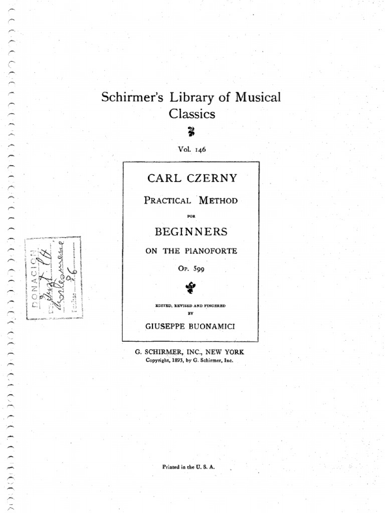 CZerny Op. 599 | PDF