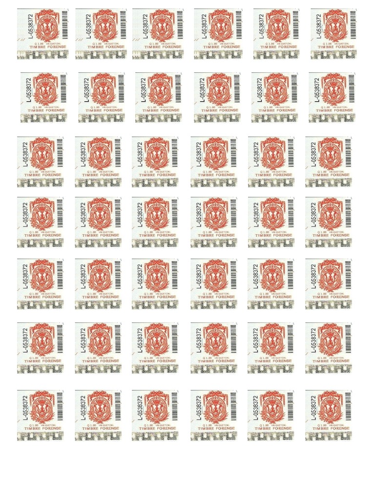 Timbres Forenses | PDF