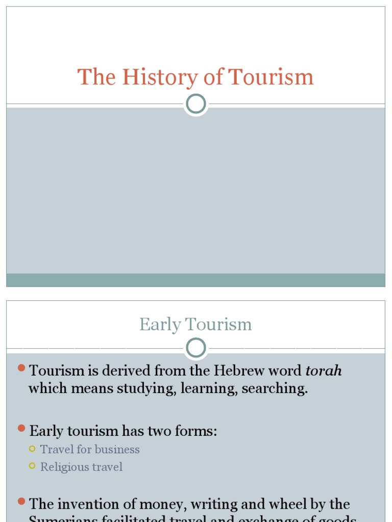 Evolution of Tourism Through Ages | PDF | Tourism | Spa