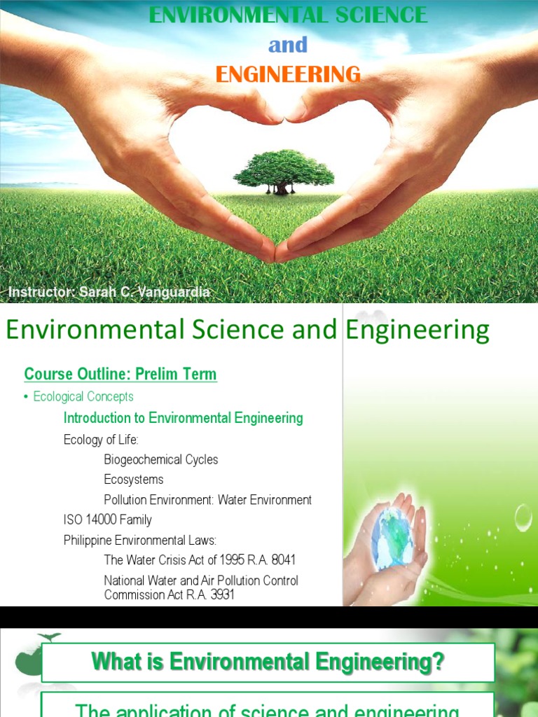 Lecture 01 - Introduction To Environmental Engineering | PDF | Water ...