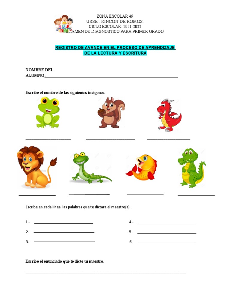 Examen de Escritura | PDF | Prueba (evaluación) | Comunicación